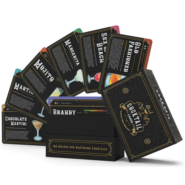 100 Cocktail Recipe Cards – itsThoughtful