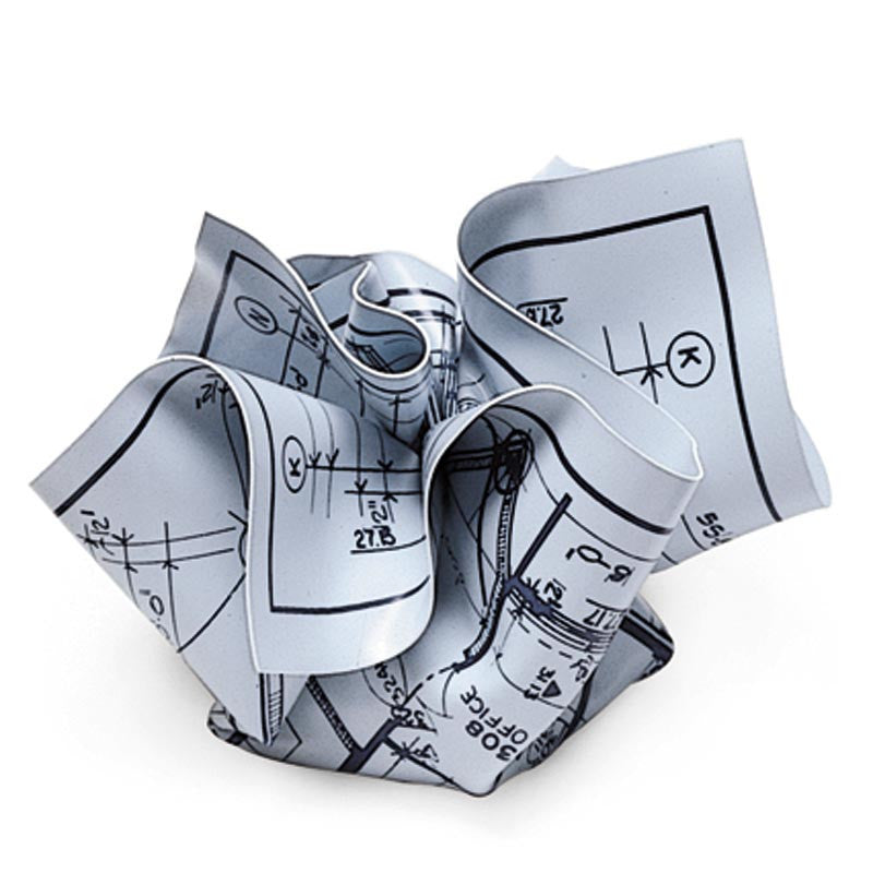 Crumpled Paper Office Paperweight | Novelty Paperweight – itsThoughtful